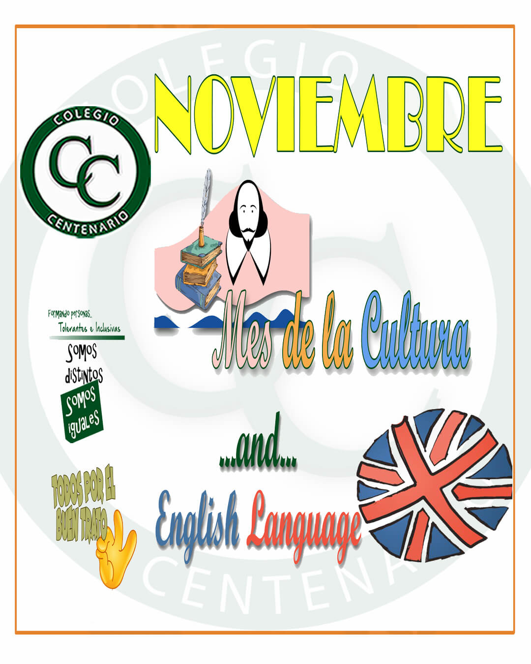 Mes de la cultura y la lengua inglesa - Colegio Centenario Maipú